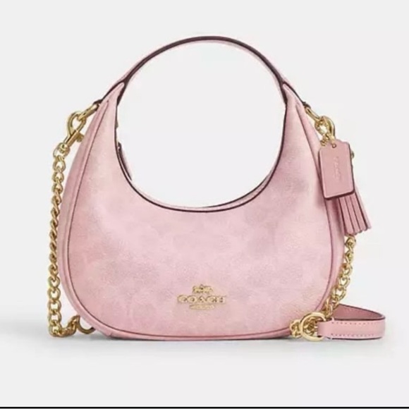 Coach | Bags | Coach Powder Blushpink Small Carmen Crossbody | Poshmark